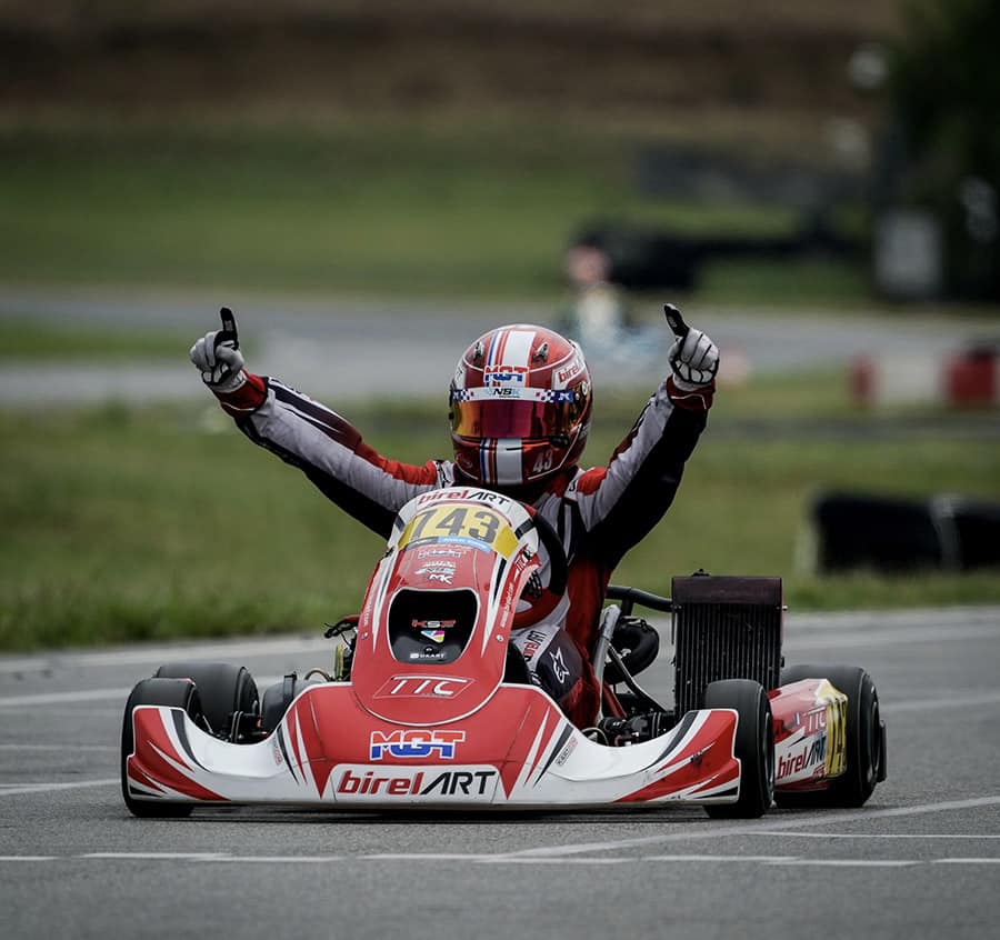 Antoine Broggio vainqueur de la NSK en DD2