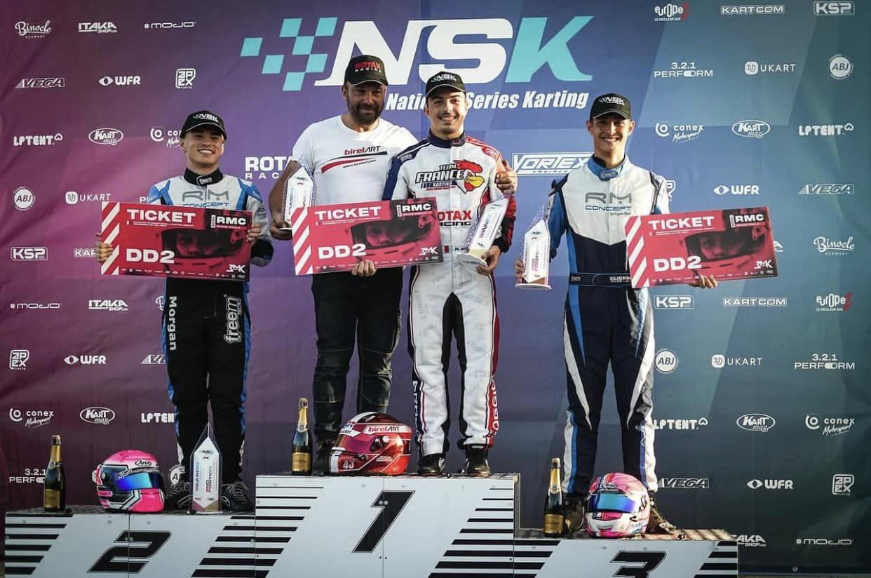 Antoine Broggio vainqueur de la NSK en DD2