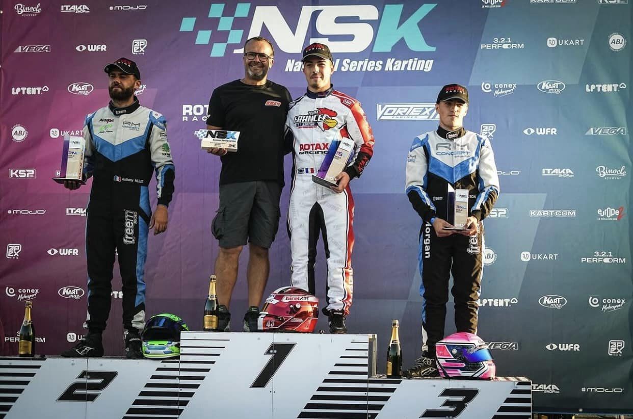 Antoine Broggio vainqueur de la NSK en DD2